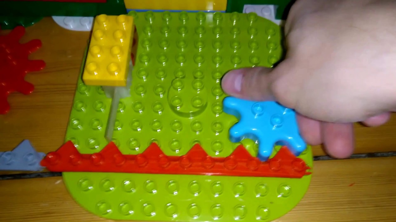 3D-printed Duplo Sound Block and 3D-prinded Duplo Gear Rod - YouTube