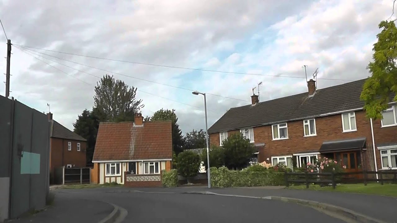 Driving Around Dines Green, Worcester, Worcestershire, England 17th ...