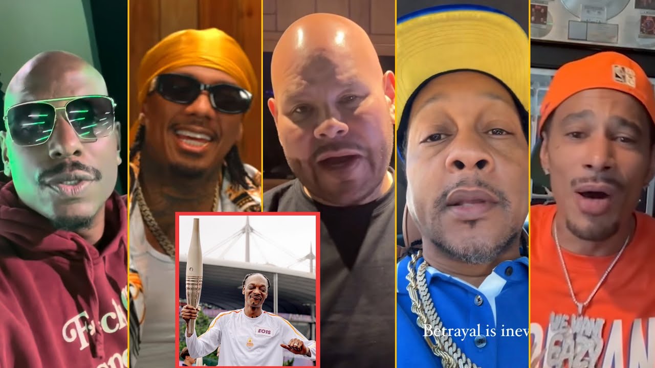Rappers React Snoop Dogg Carries The Olympic Torch ‘Nick Cannon, Tyrese ...