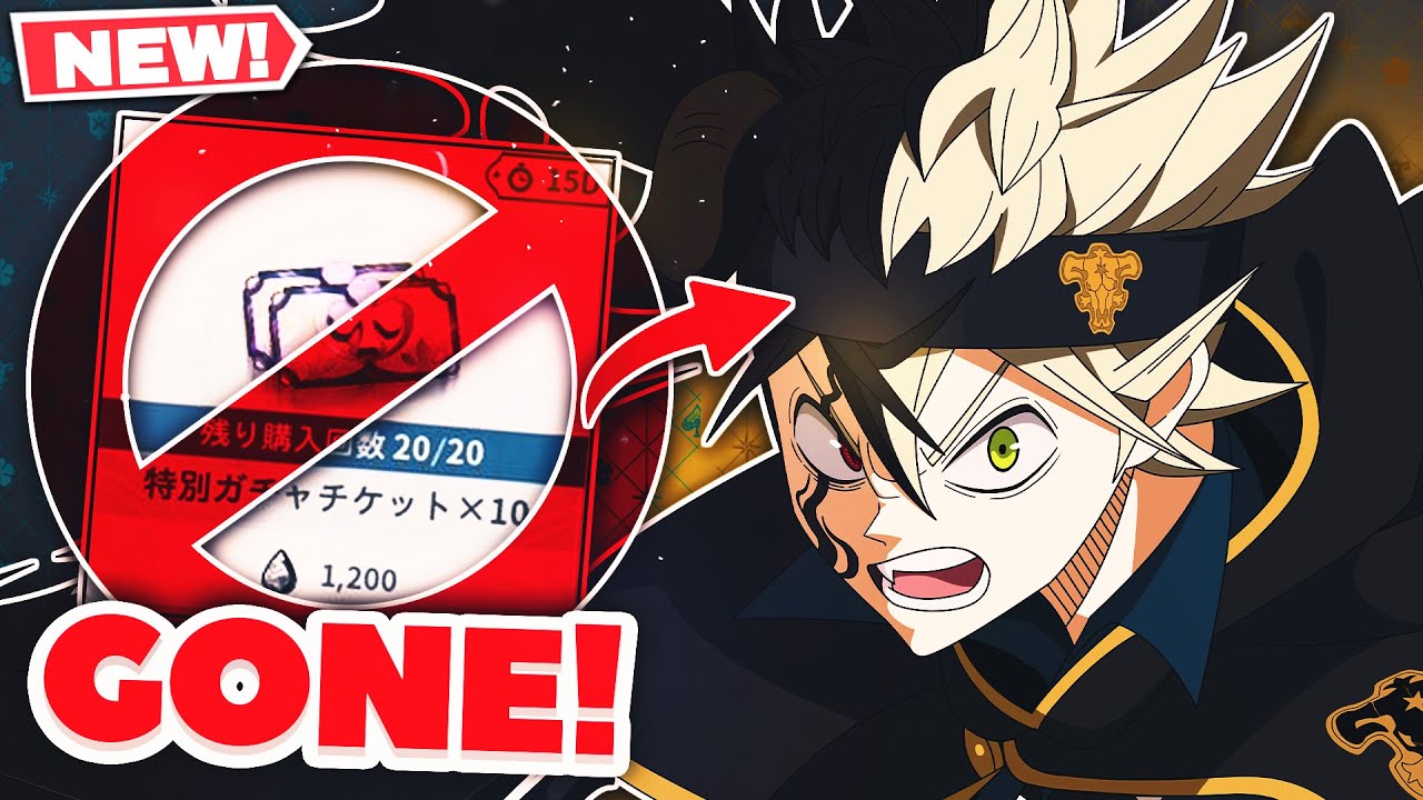 GLOBAL *BLACK ASTA* BANNER WILL BE BUFFED! | Black Clover Mobile - YouTube