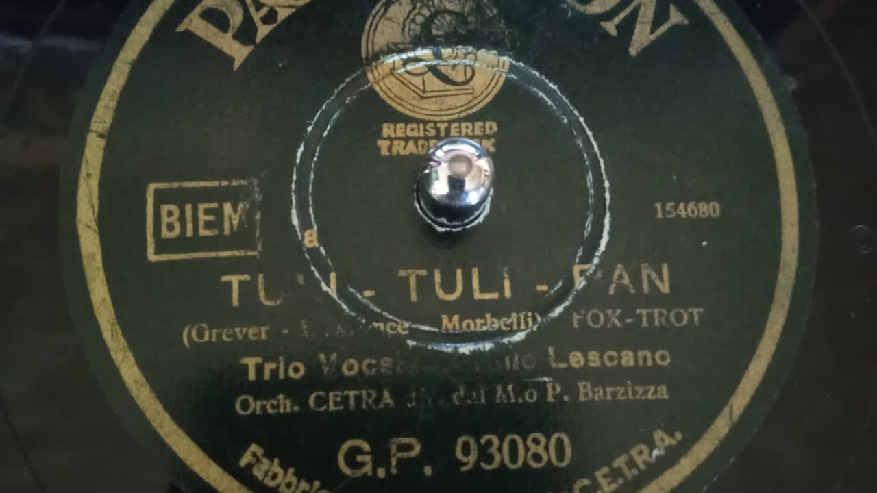 Tuli-Tuli-Pan - Trio Sorelle Lescano - YouTube