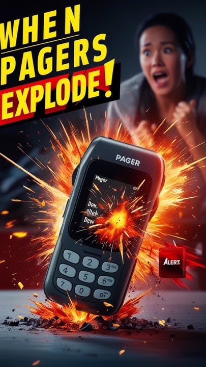 Exploding Pager The Shocking Incident😨 #shorts #shortvideo #viralvideo ...