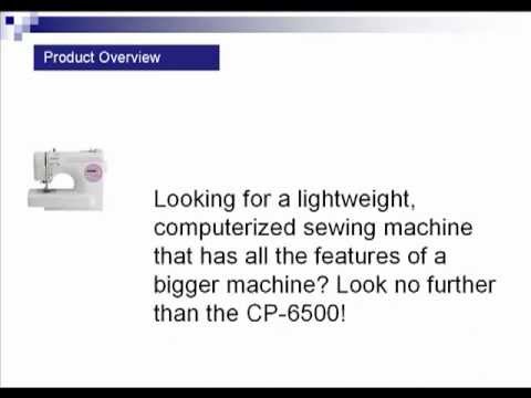 Brother CP-6500 Computerized Sewing Machine - YouTube