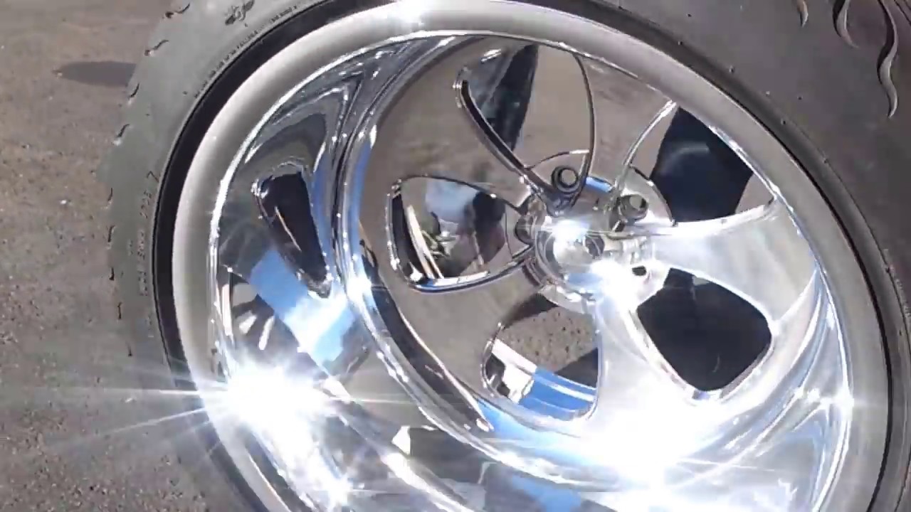 Polished Boyd coddington wheels by kenspolishing - YouTube