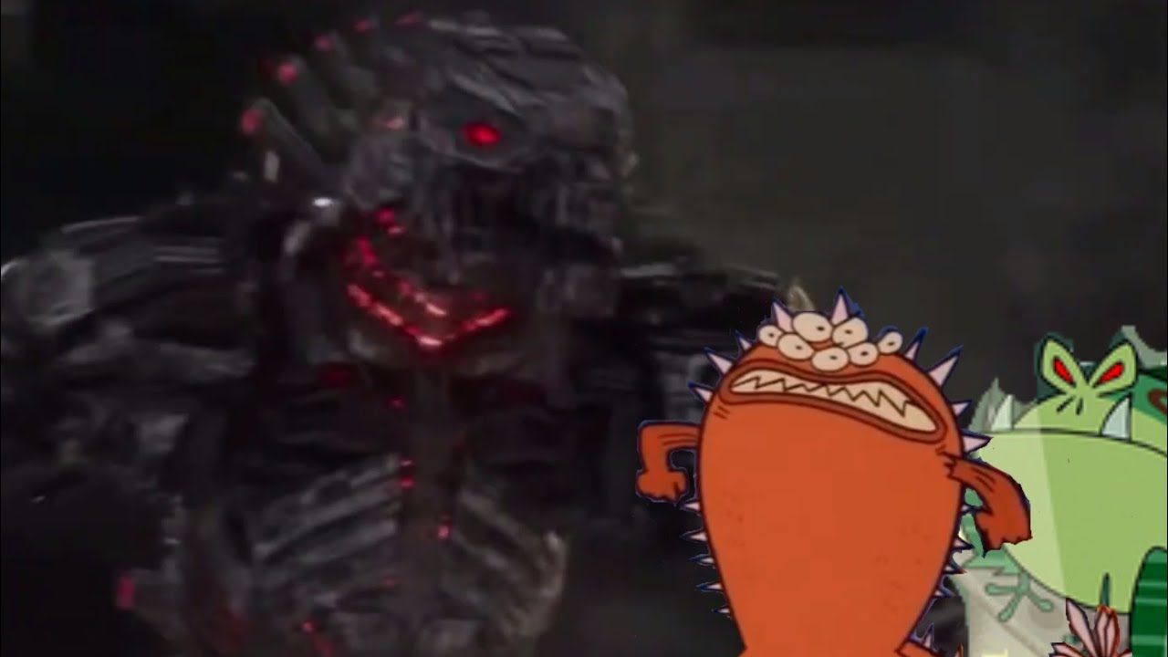 Legendary MechaGodzilla vs Giant Fish Balloon and Tadpolezilla ...