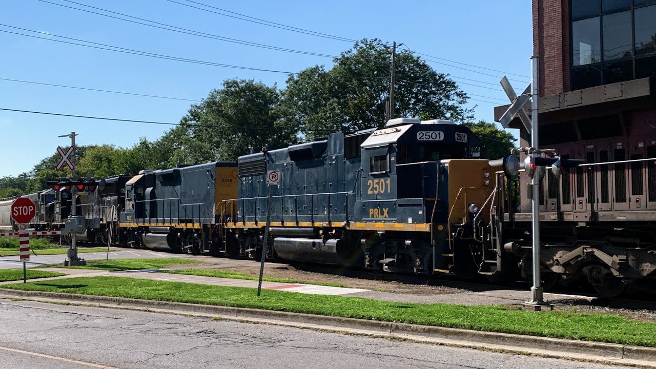 PRLX Delivery on CP 130 - Road Slug and ex-Conrail and SCL Power in ...