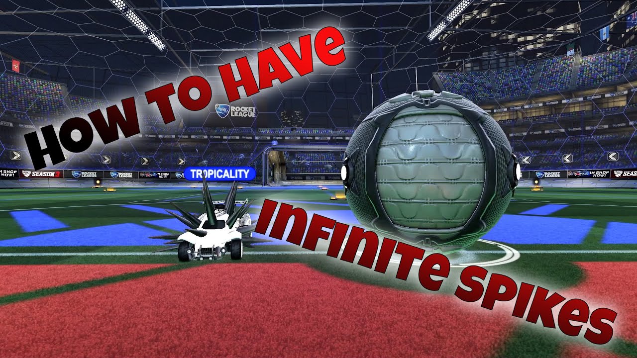 NEW INFINITE SPIKES GAME MODE IN ROCKET LEAGUE! - YouTube