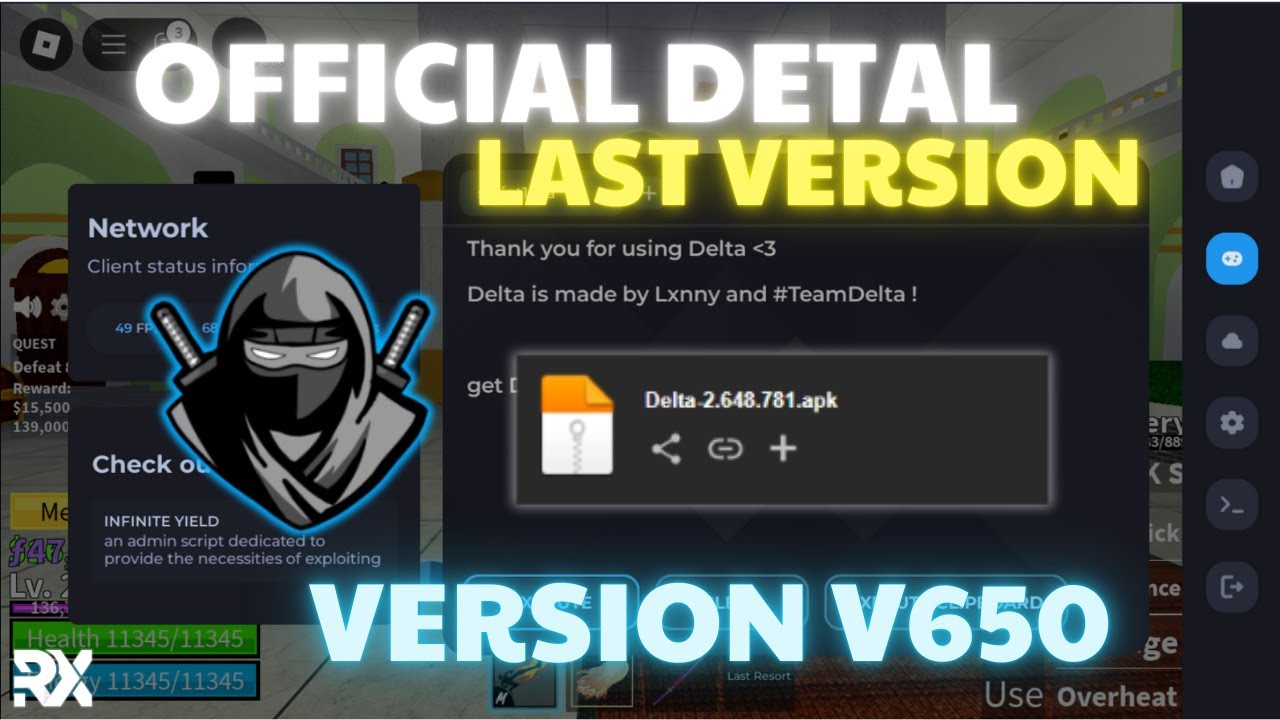 [NEW] DELTA EXECUTOR NEW LAST VERSION V650 RELEASE | NO LAG | DELTA ...