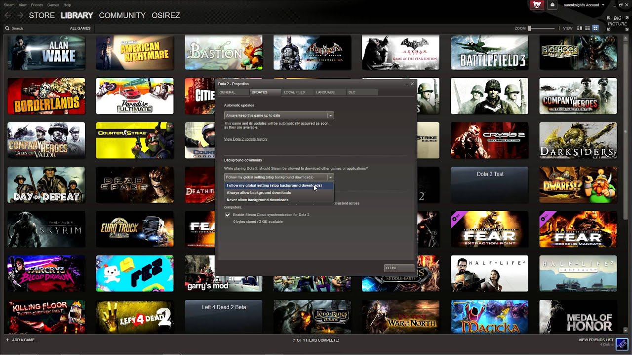 Steam Background Downloads and Family Options Explained - YouTube