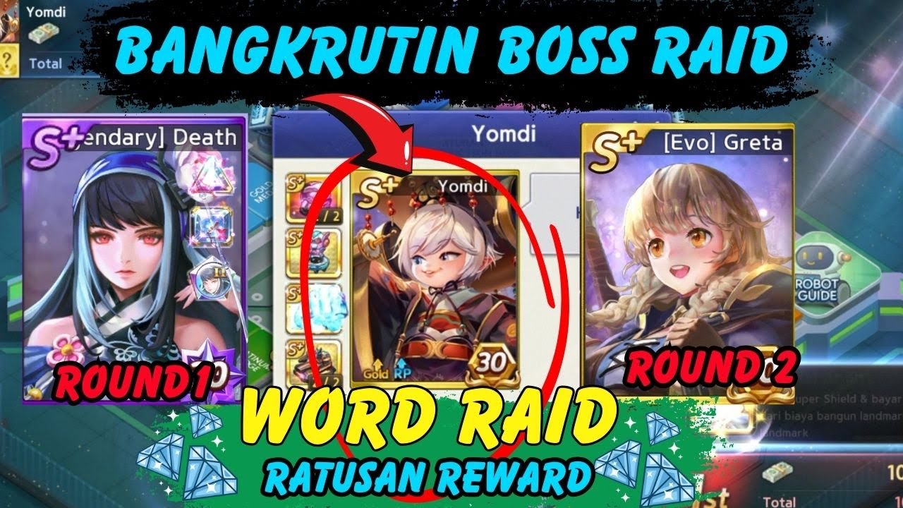 Tutorial Mengalahkan Bos Raid Evo Yomdi/Evo Yomra Di Word Raid | Line ...