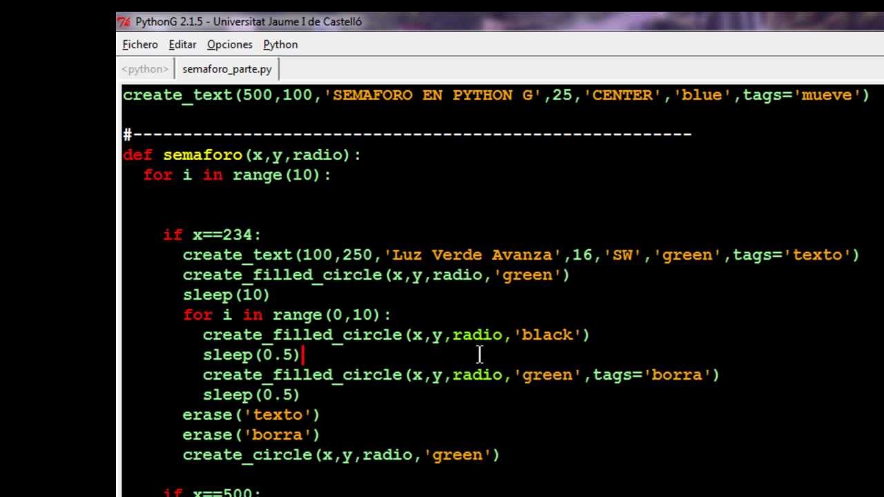 semaforo-python parte2.flv - YouTube