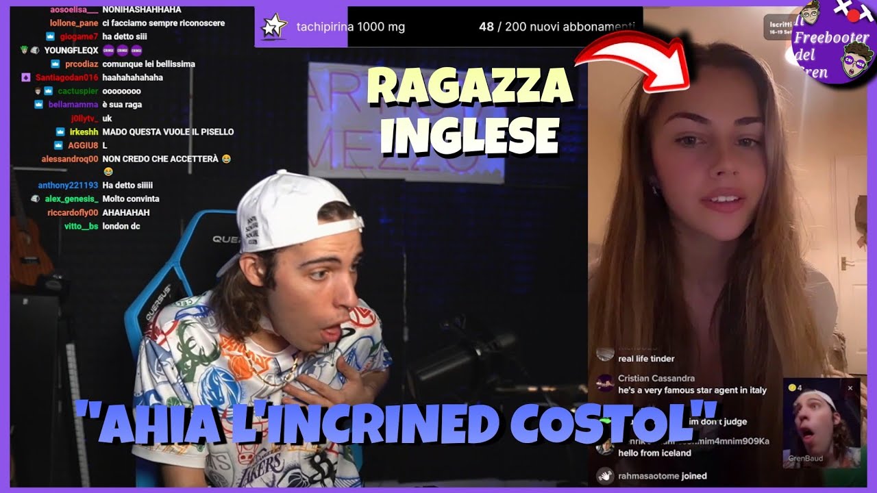GRENBAUD ENTRA NELLA LIVE DI UNA RAGAZZA INGLESE E... - YouTube