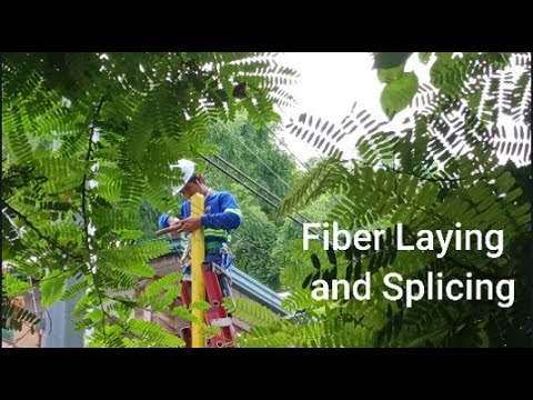3 Days of Fiber Laying, Fixing and Splicing - YouTube