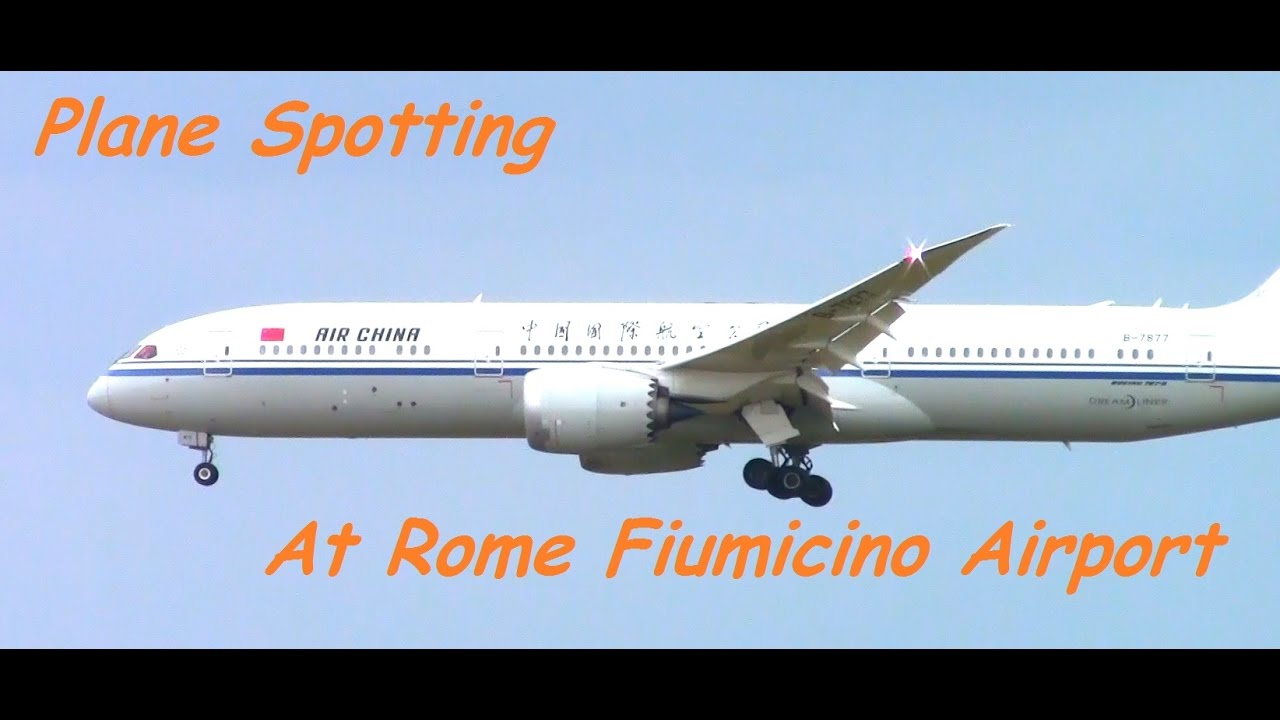 Various Landings at Rome Fiumicino Airport - YouTube