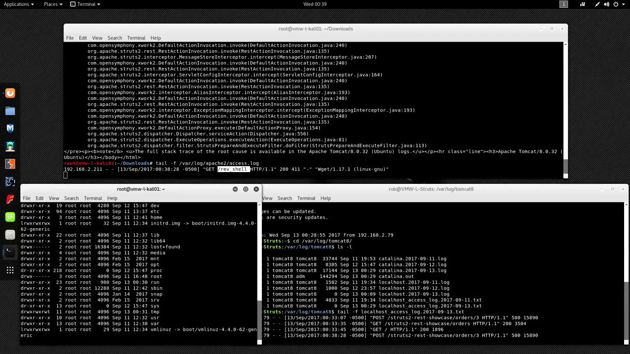 Apache Struts Exploit - YouTube
