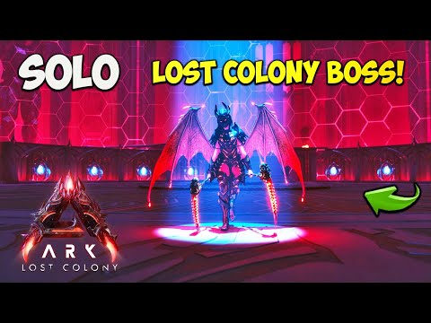 How To SOLO The Lost Colony Boss on OFFICIAL SETTINGS! | ARK Survival Ascended