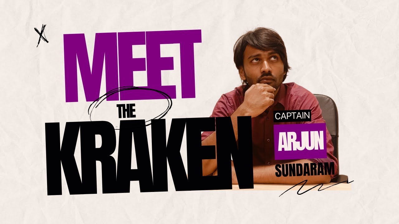Meet the Krakens | Episode 01 | #8 Arjun Sundaram | The Captain - YouTube