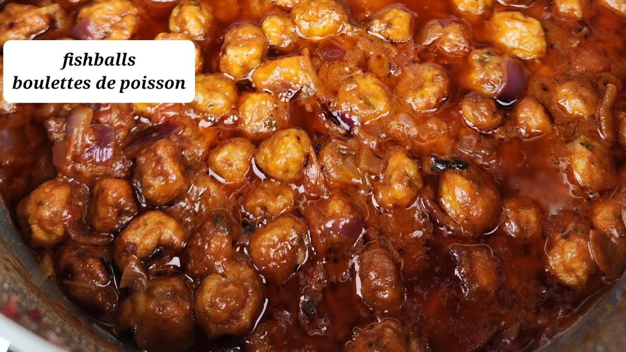 fishballs recipe.|Recette de boulette de poisson. - YouTube