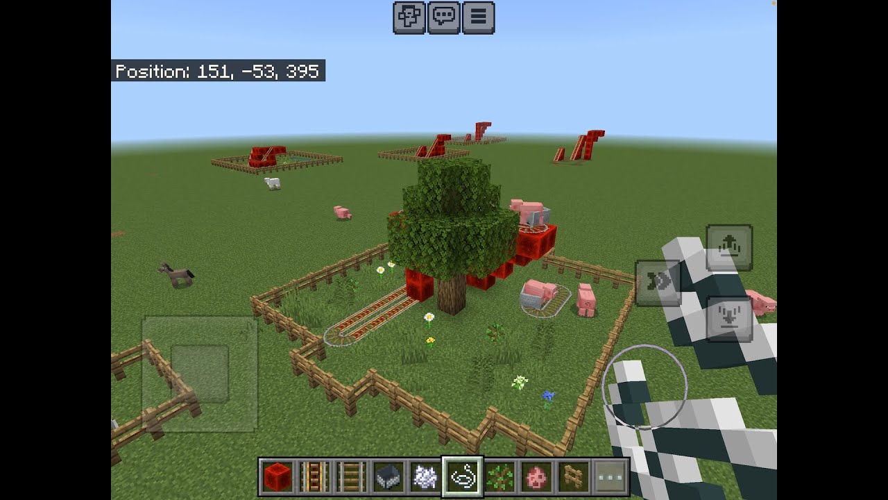 Pig Redstone Rollercoaster - Minecraft Pocket Edition - 1.21 - YouTube