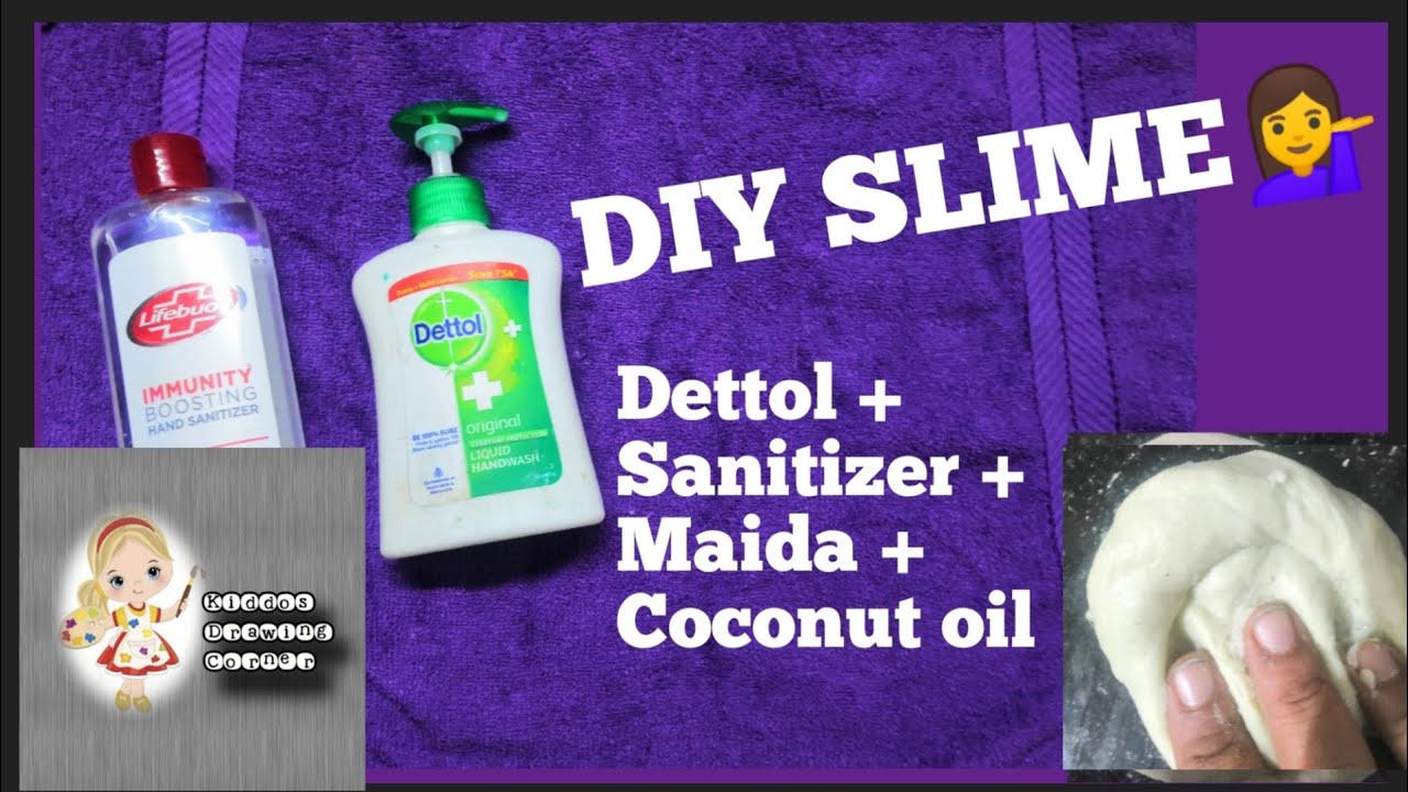 DIY Slime using Dettol handwash💁 - YouTube