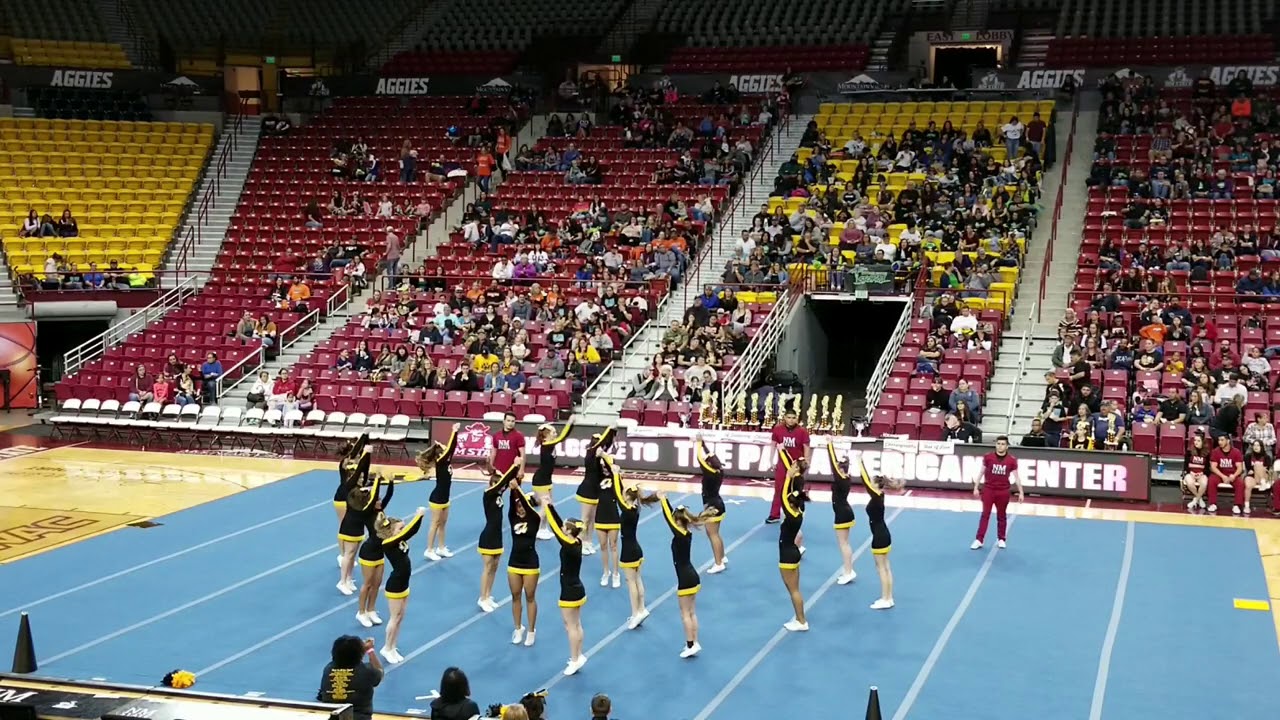 Alamogordo Cheerleading-NMSU Competition 2019 - YouTube