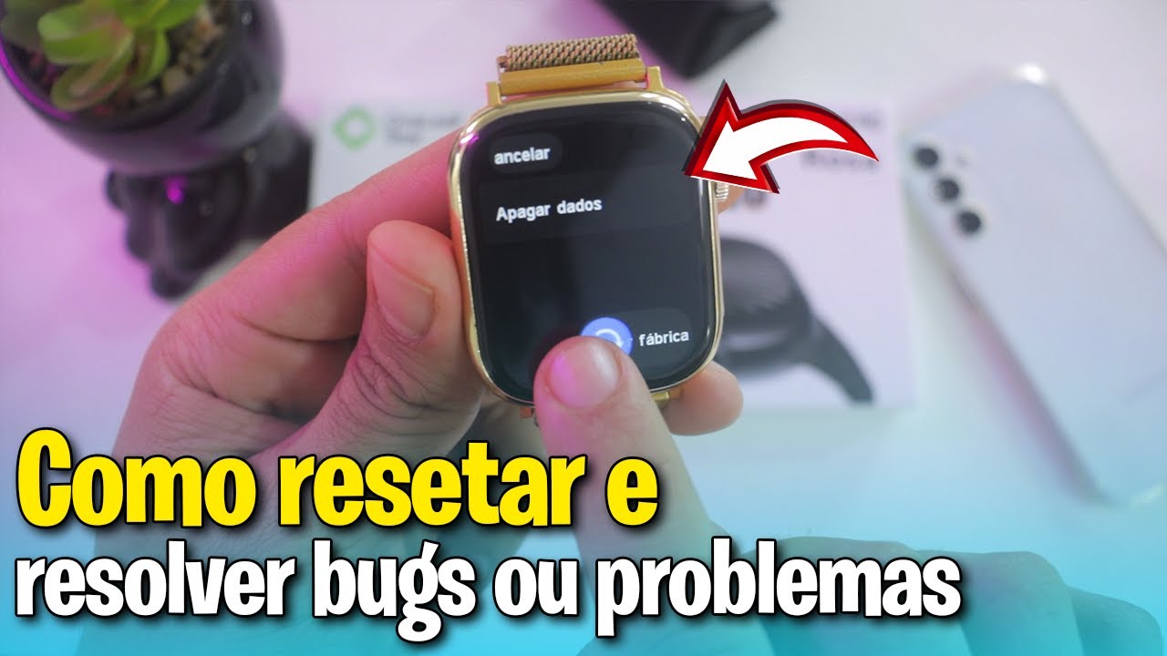 Smartwatch WATCH 10 PRO: como resetar e resolver bugs ou problemas ...