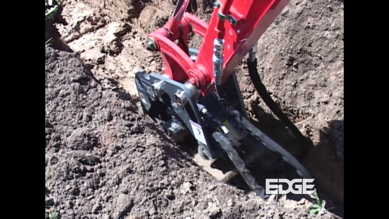 EDGE Excavator Compaction Plate - YouTube