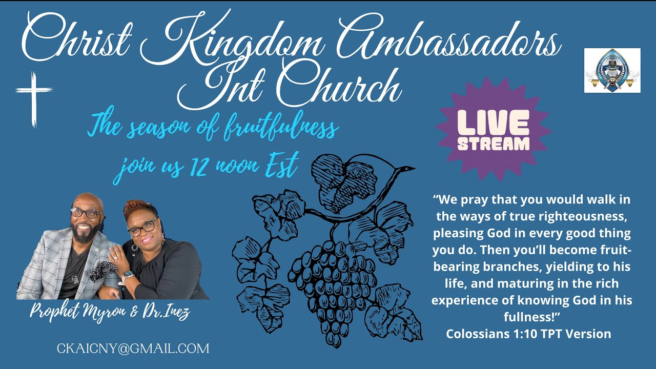 Christ Kingdom Ambassadors International Church - YouTube