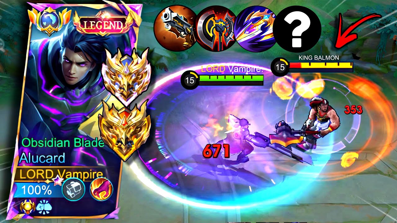 BALMON DI BUFF! INI BUILD & EMBLEM ALUCARD UNTUK KALAHKAN BALMON | MLBB ...