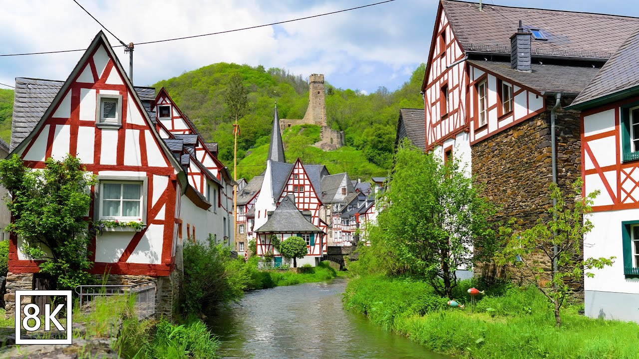 MONREAL GERMANY - A Beautiful Picturesque Town In The Eifel 8K - YouTube