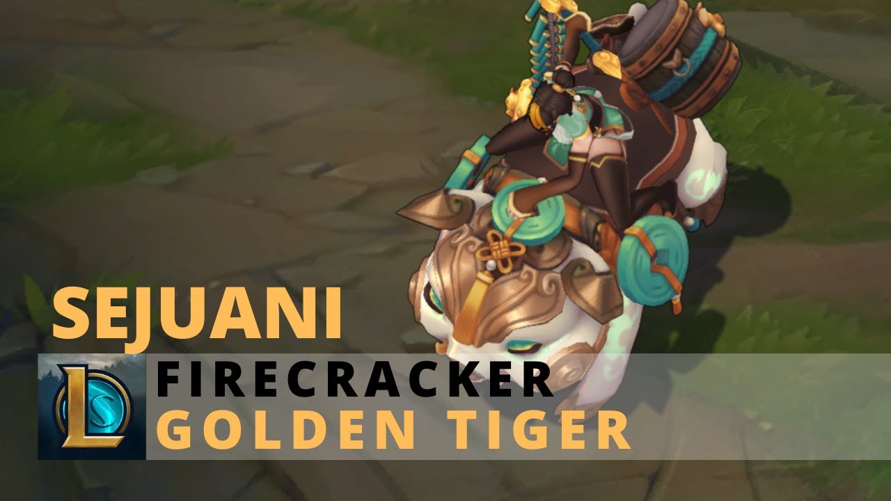 Firecracker Sejuani Golden Tiger Event Chroma - League of Legends - YouTube