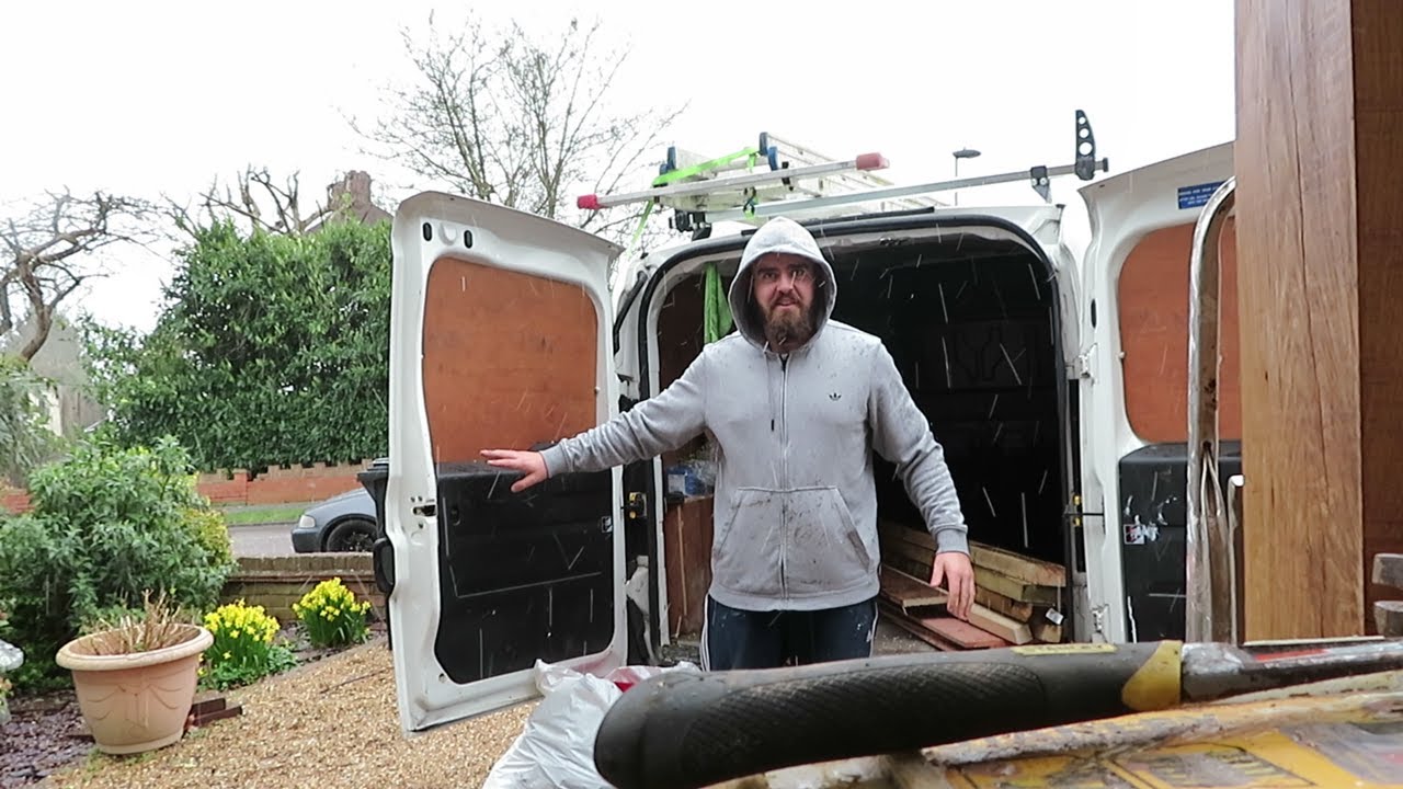 Builders Van To A Camper Van in 48hr!! Conversion Transformation. - YouTube