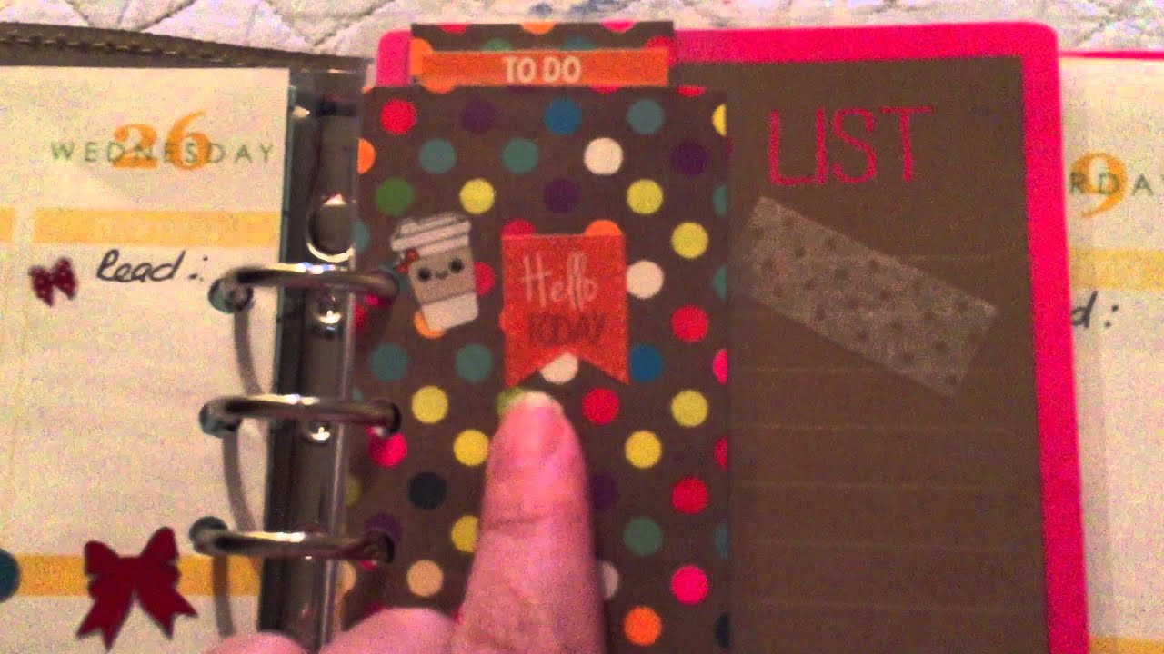 My New Filofax A5 Fluro Pink 2015 - YouTube