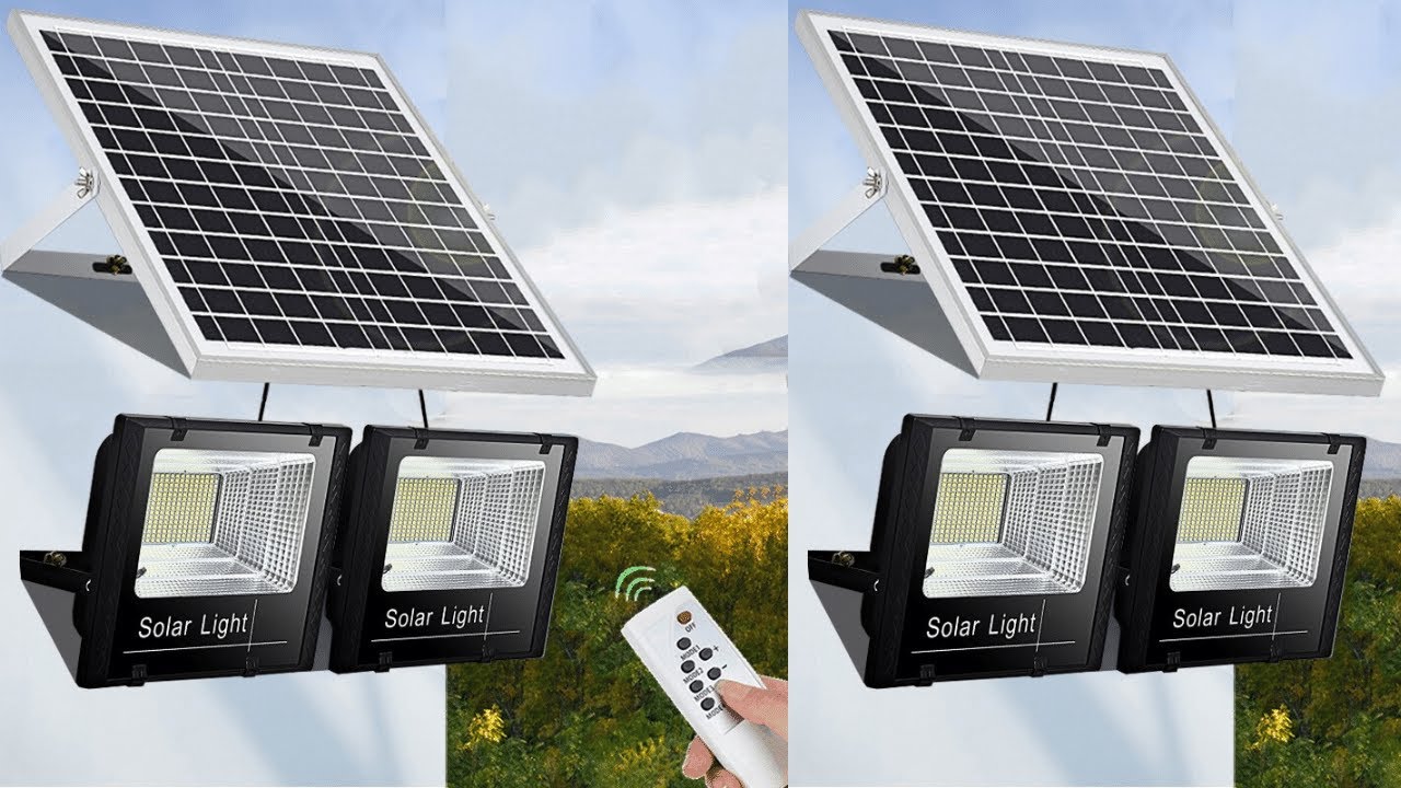 Brighten Up Your Space with LED Solar Flood Lights | EcoMarvelous - YouTube