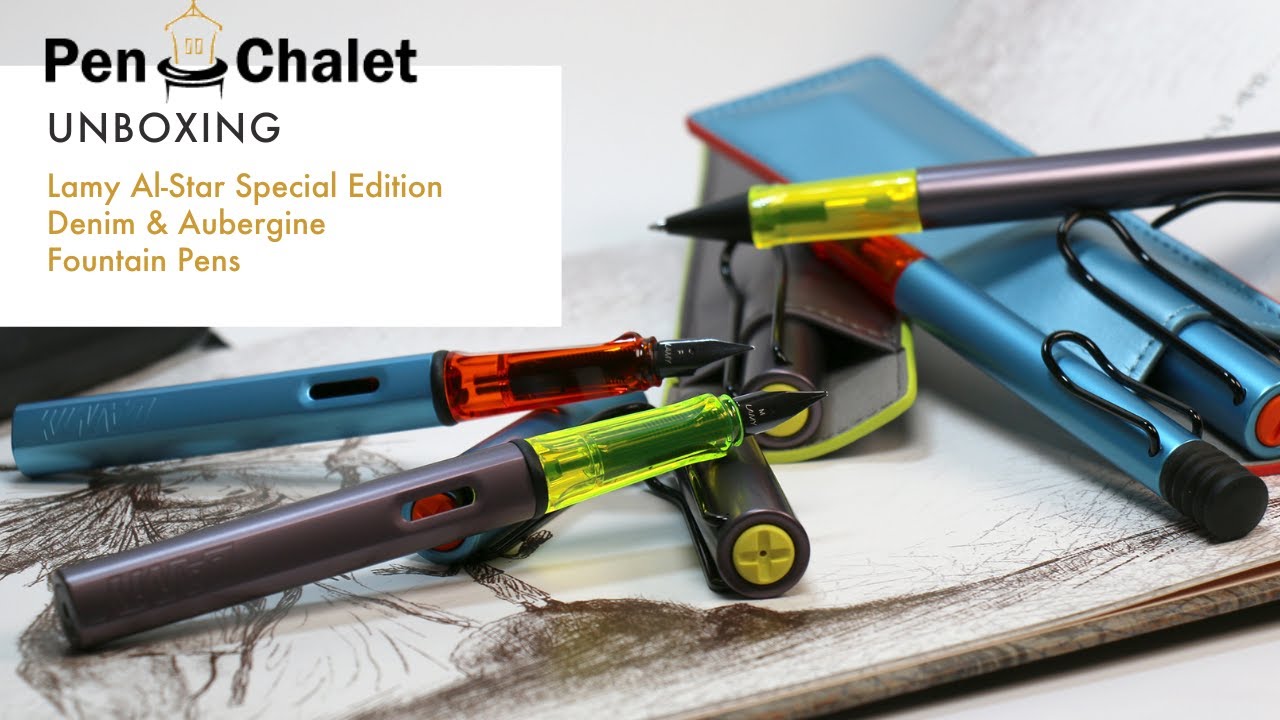 New Lamy 2025 Releases - Special Edition AL-star Aubergine & Denim Pens ...