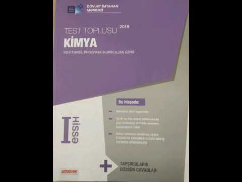 Kimya test toplusu 2019 cavablari