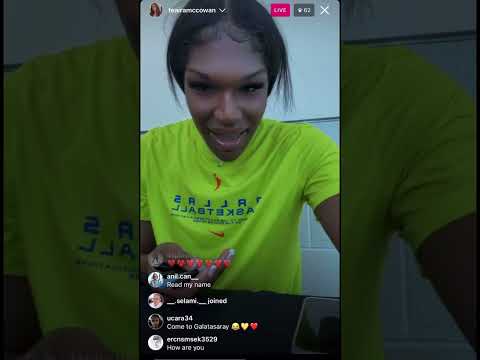 Teaira McCowan live on Instagram - YouTube