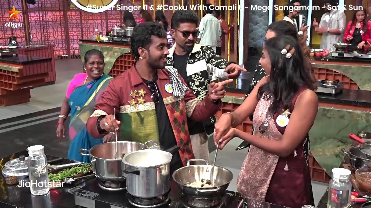இந்த சிரிப்பு இருக்கே.. 😂🤣| Super Singer Season 11 & CWC 6 Mega ...