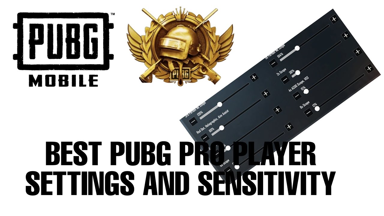 Best PUBG Pro Player SETTINGS And Sensitivity - YouTube