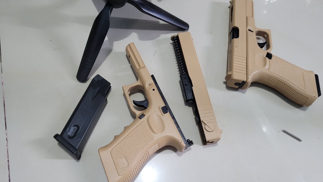 Glock Q1 spring upgrade Tan Version - YouTube