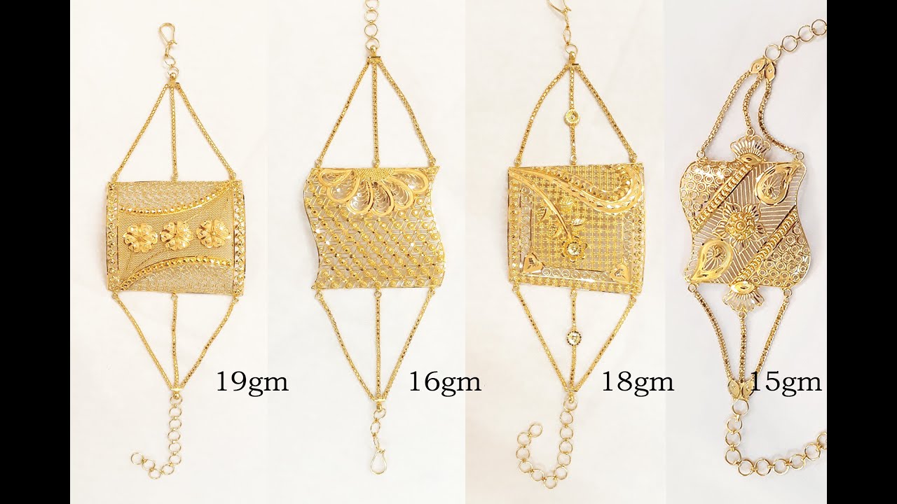 Bridal gold mantasha with weight n price | mantasa wedding gold ...