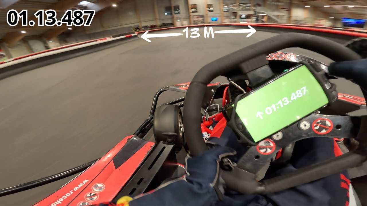 I'm back on the world's largest indoor go-kart track and then this ...