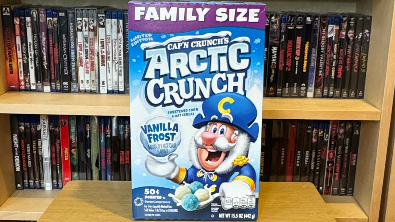 Tasting the NEW Cap'n Crunch's Arctic Crunch - YouTube