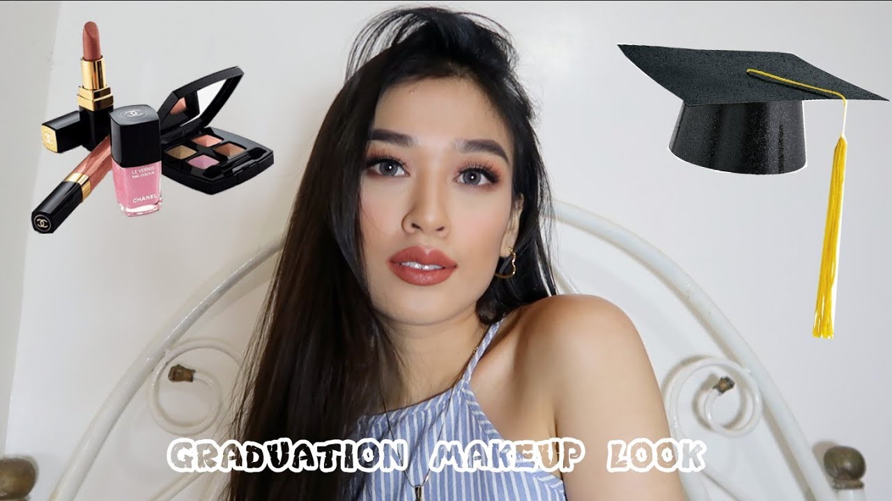 BEST GRADUATION MAKEUP TUTORIAL 2019 - YouTube