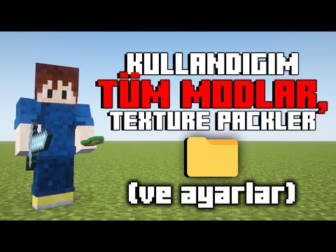 Minecraft'ta Kullandığım Tüm Modlar, Texture Packler Ve Ayarlarım...(Tuş atamaları vb.)