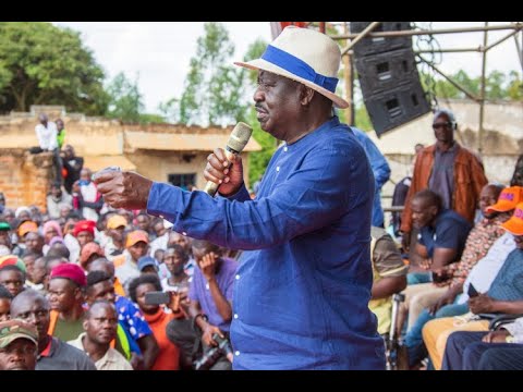 ''AMBIENI KINDIKI AKUJE AZIMIO MAPEMA 2027 NITASHINDA'RAILA TAKES OVER ...