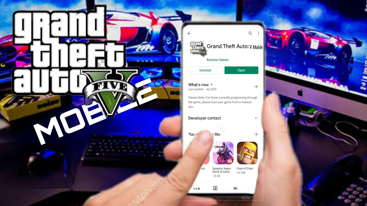 How To Download GTA 5 on Android Mobile || Install GTA V Apk+Data 2020 ...