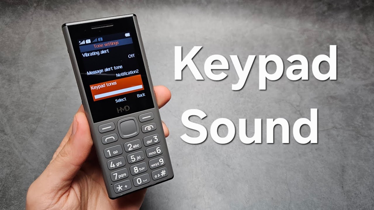 Change KeyPad Sound Beep Volume - Nokia HMD 130 Music / 150 Music - YouTube
