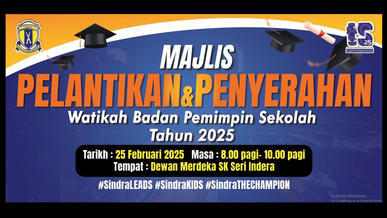 MAJLIS PERLANTIKAN & PENYERAHAN WATIKAH BADAN PEMIMPIN SEKOLAH 2025 ...