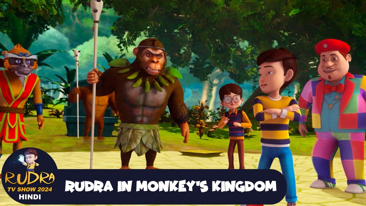 Rudra In Monkey's Kingdom | रुद्र | Rudra | Action Cartoon Episode 57 ...